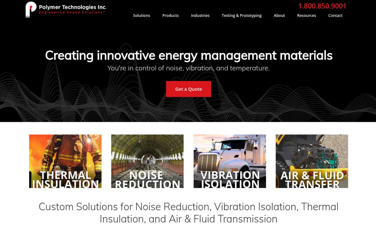 Polymer Technologies, Inc. | Noise Control Companies
